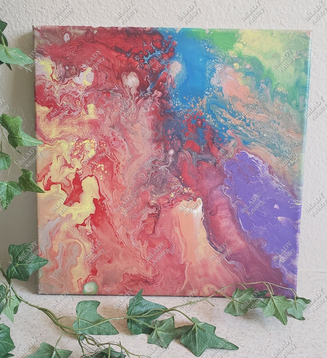 3 Rainbow/june Pride Month Paintings to Choose From Original Acrylic ...