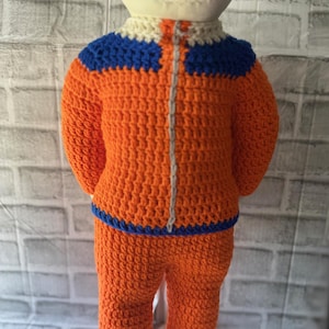 Tracksuit Crochet Baby Outfit - Etsy