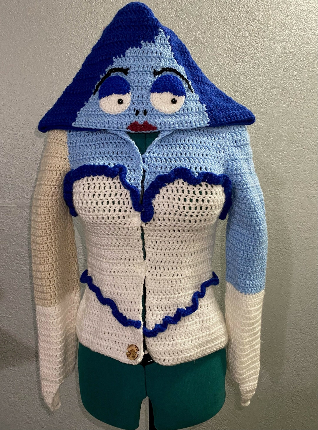Crochet Corpse Bride Jacket - Etsy