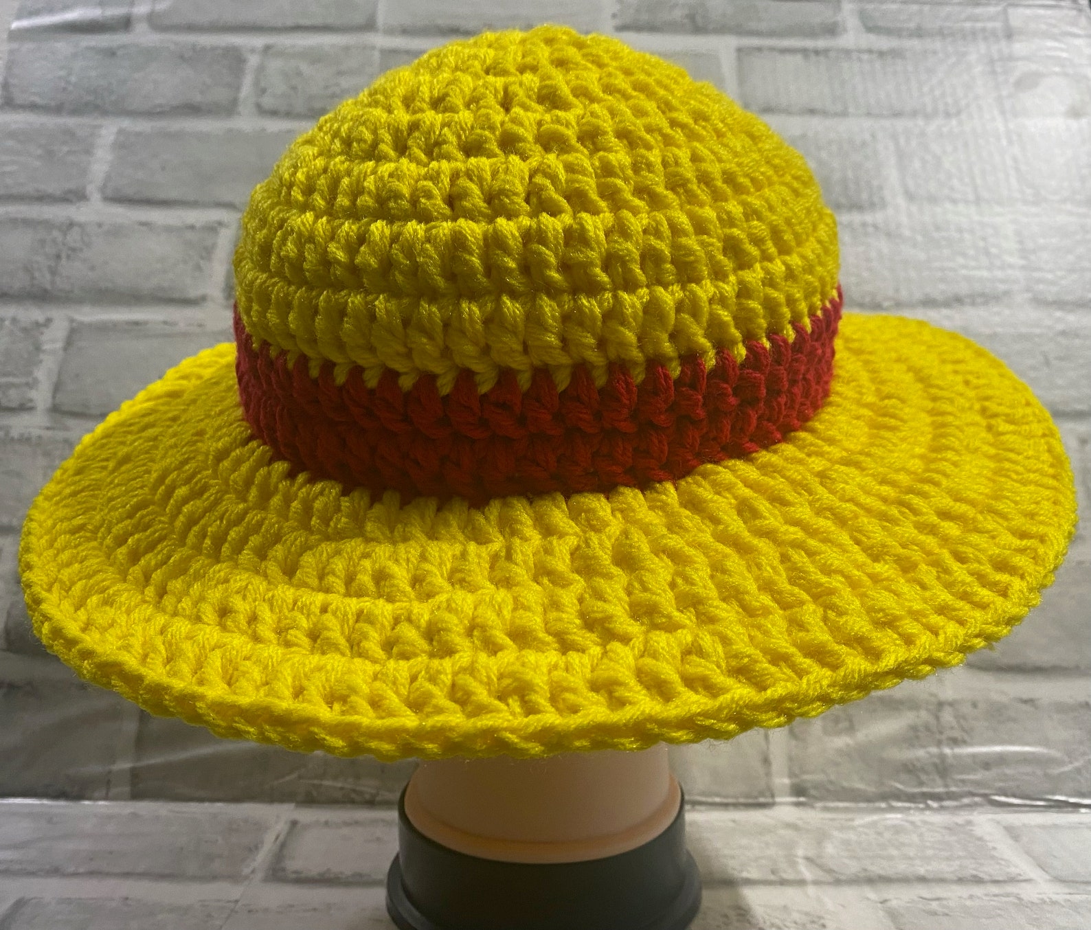 One Piece Inspired Luffy Crochet Hat - Etsy