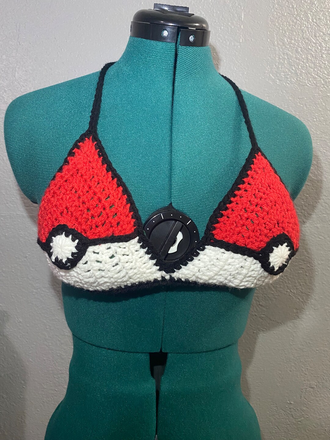 Crocheted Poke Ball Bra - Etsy