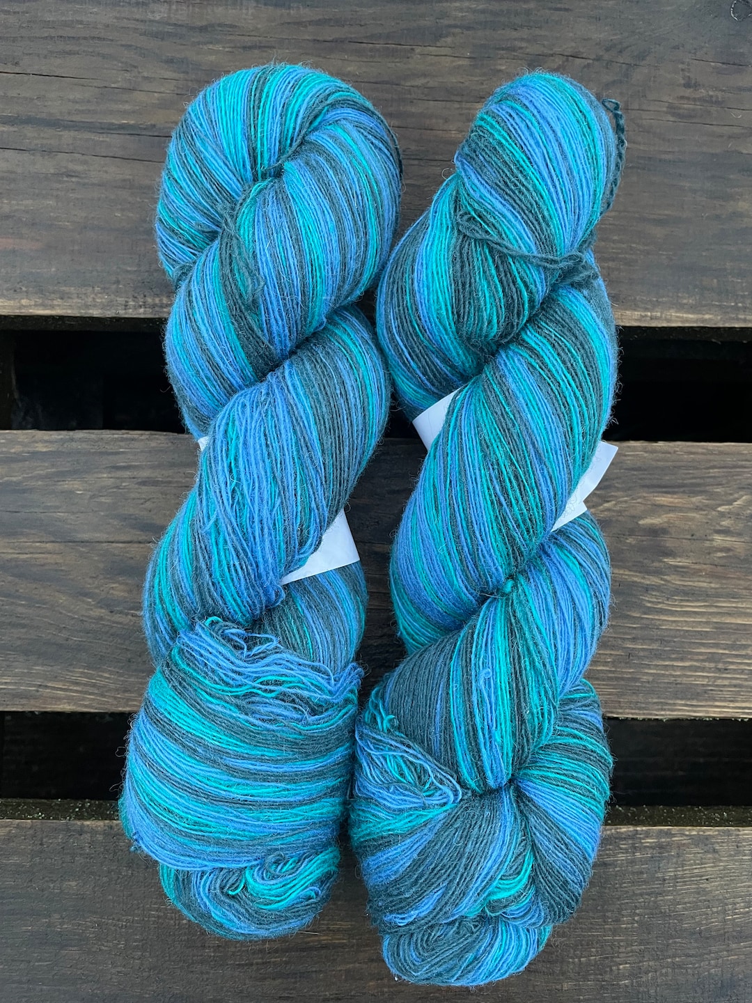 100% Sheep WOOL Artistic Multicolour Art Yarn, Lace 8/1 Single Wool ...