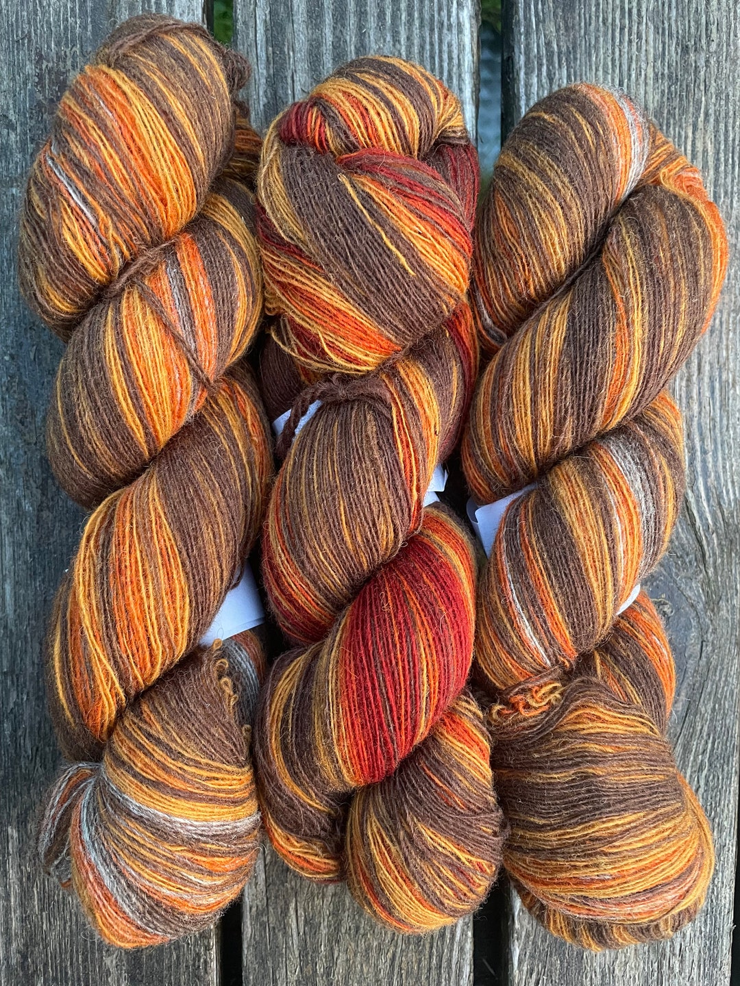 100% Sheep WOOL Multicolour Art Yarn, Lace 8/1 Single Wool Yarn ...