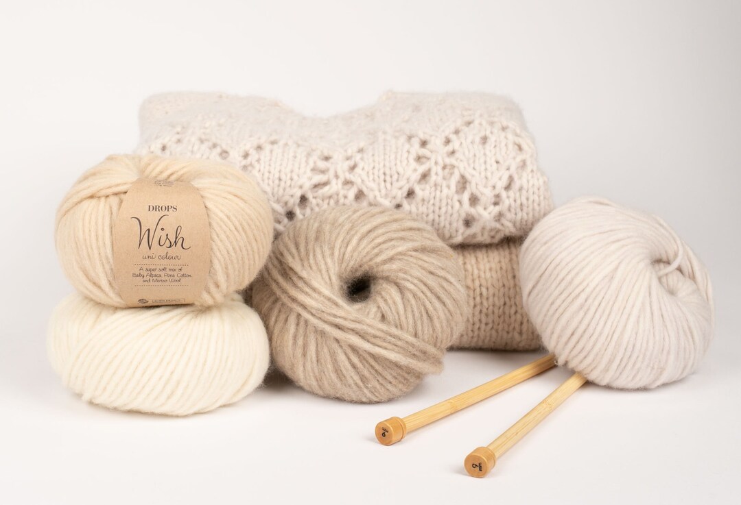 Alpaca Yarn Drops Wish Chunky Yarn Super Bulky Yarn Sock Yarn Merino ...