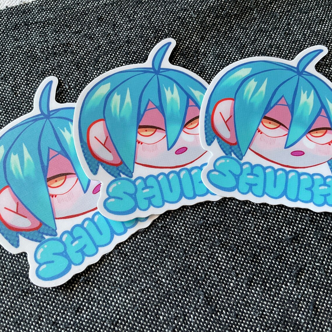 Shuichi Saihara Chibi Head Sticker - Etsy