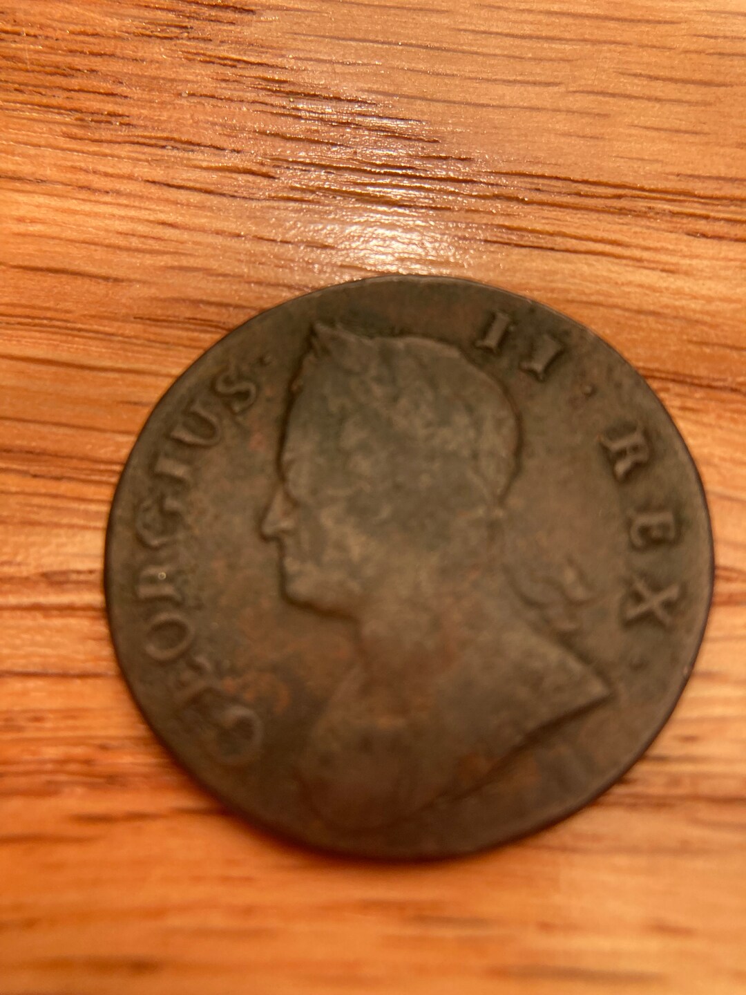 British King George II 1742 Copper Half Penny Coin - Etsy