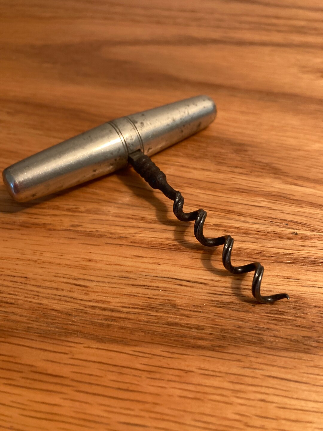 Antique Metal Roundlet Corkscrew From England - Etsy