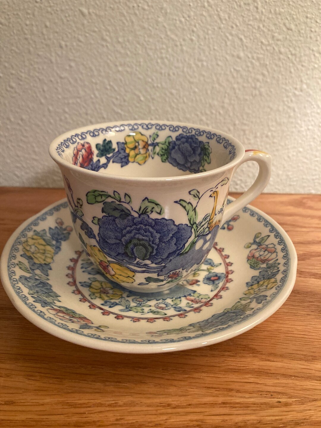 Mason’s Regency Tea Cup and Saucer - Etsy