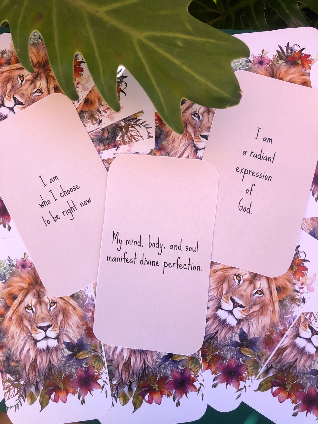 Empowering Affirmations (I AM) Printable 50 Oracle Deck, PDF Instant ...