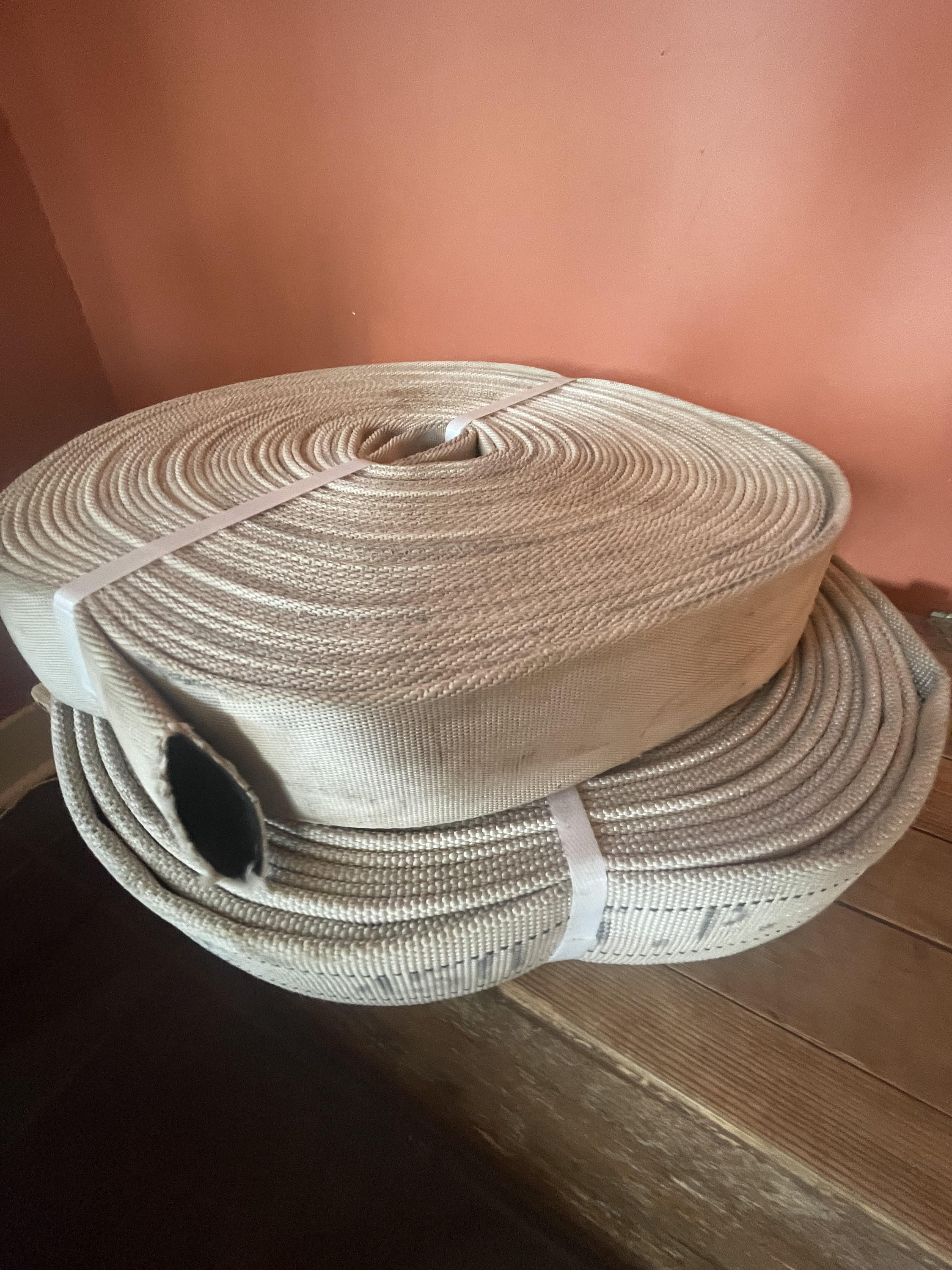 Upcycled Fire Hose by the Foot, 1.5" Inner Diameter (2.5" Flat) - Etsy