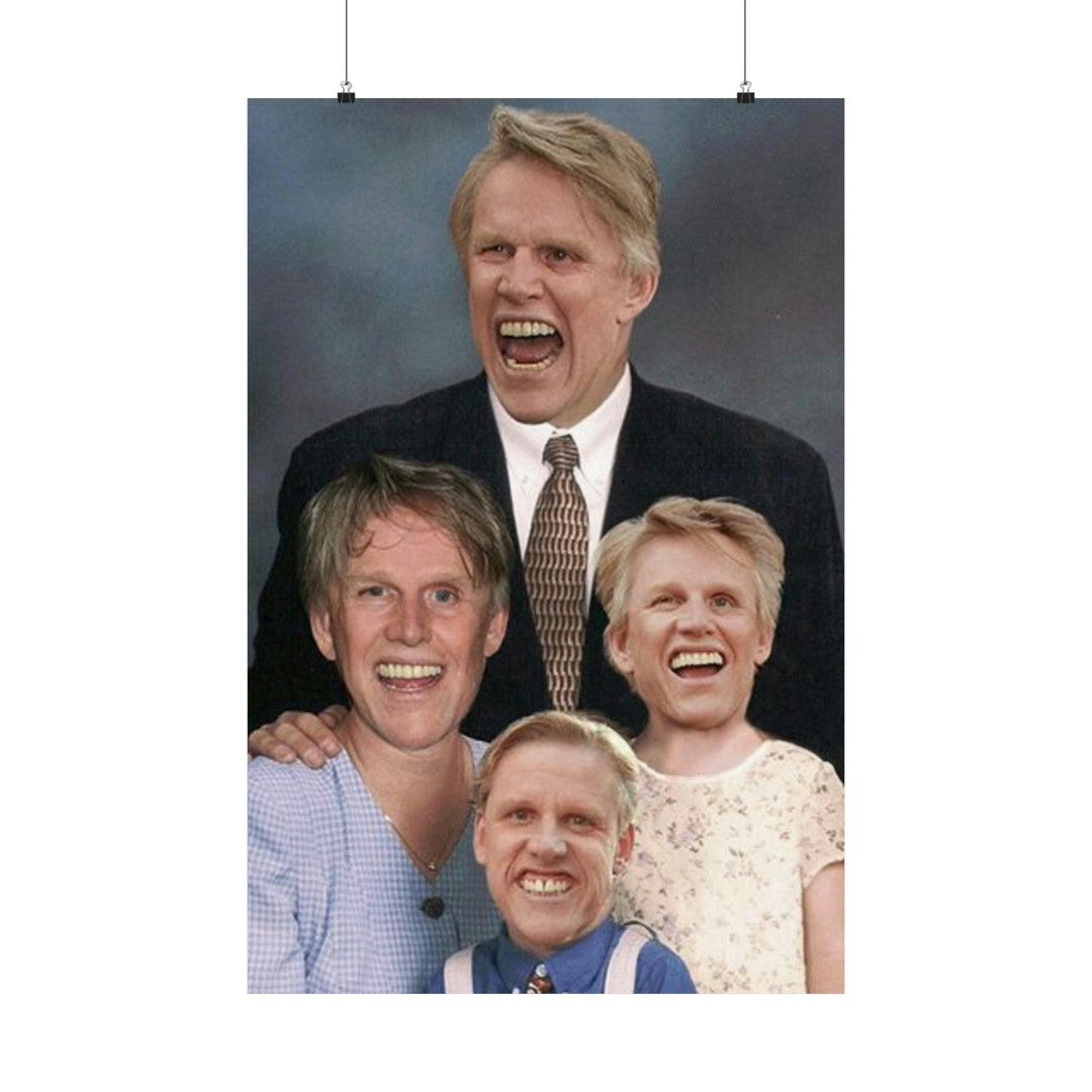 Gary Busey Family Portrait, Home Decor, Wall Decor, Aesthetic Decor ...