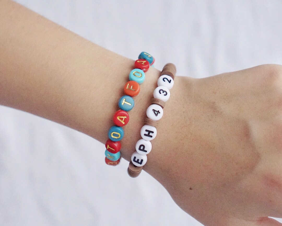 Kid's Memory Verse Bracelets - Etsy