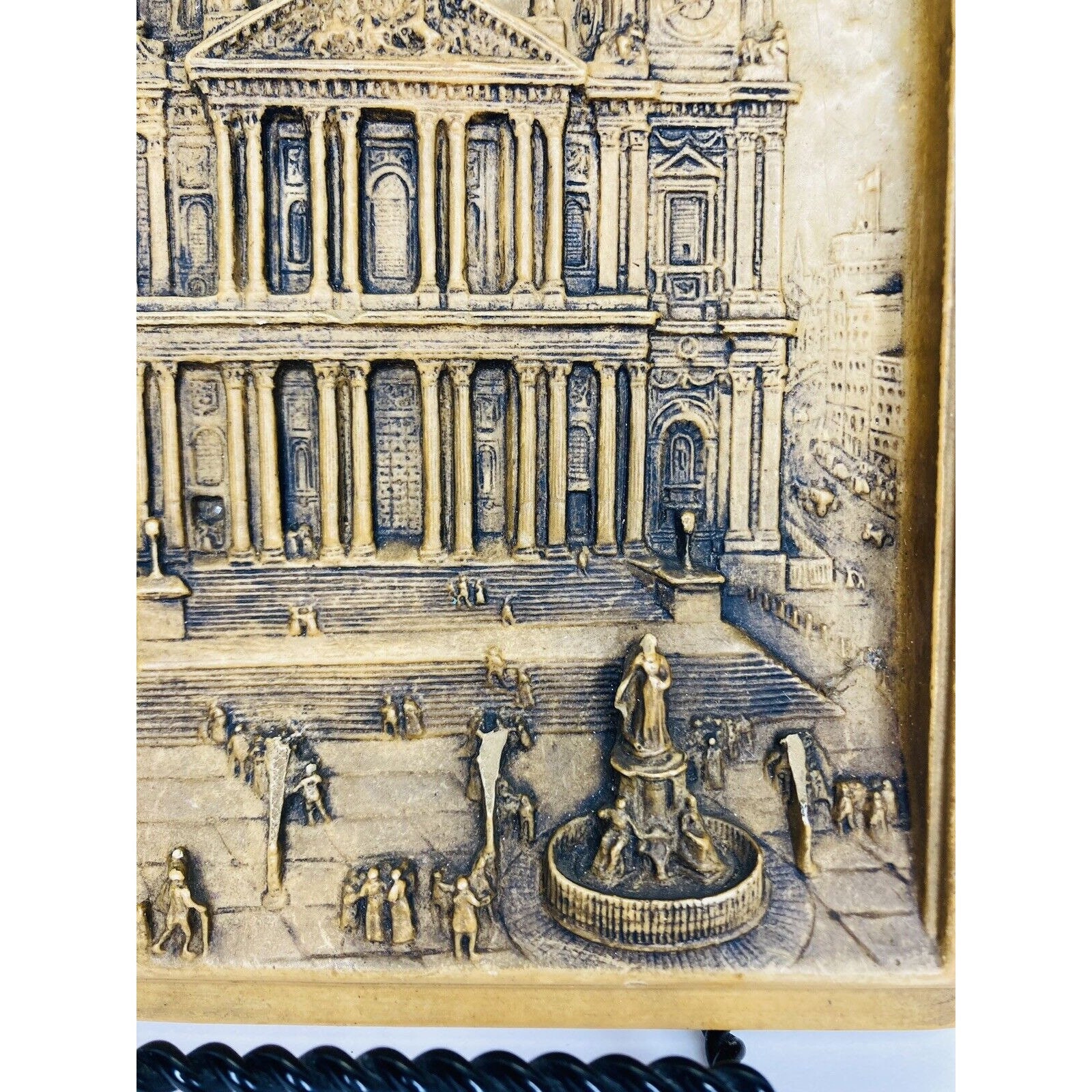 IVOREX Antique St Paul Cathedral 10.5 X 8 3D Wall Plaque Arthur Osborne ...
