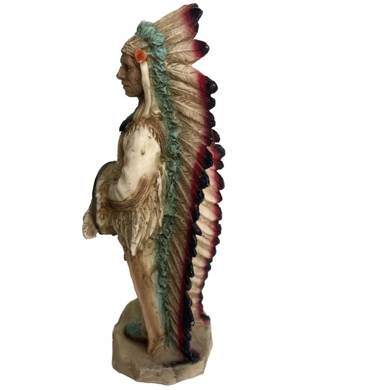 Castagna Native American Indian Chief Figure Italy 6.75h - Etsy
