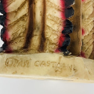 Castagna Native American Indian Chief Figure Italy 6.75h - Etsy