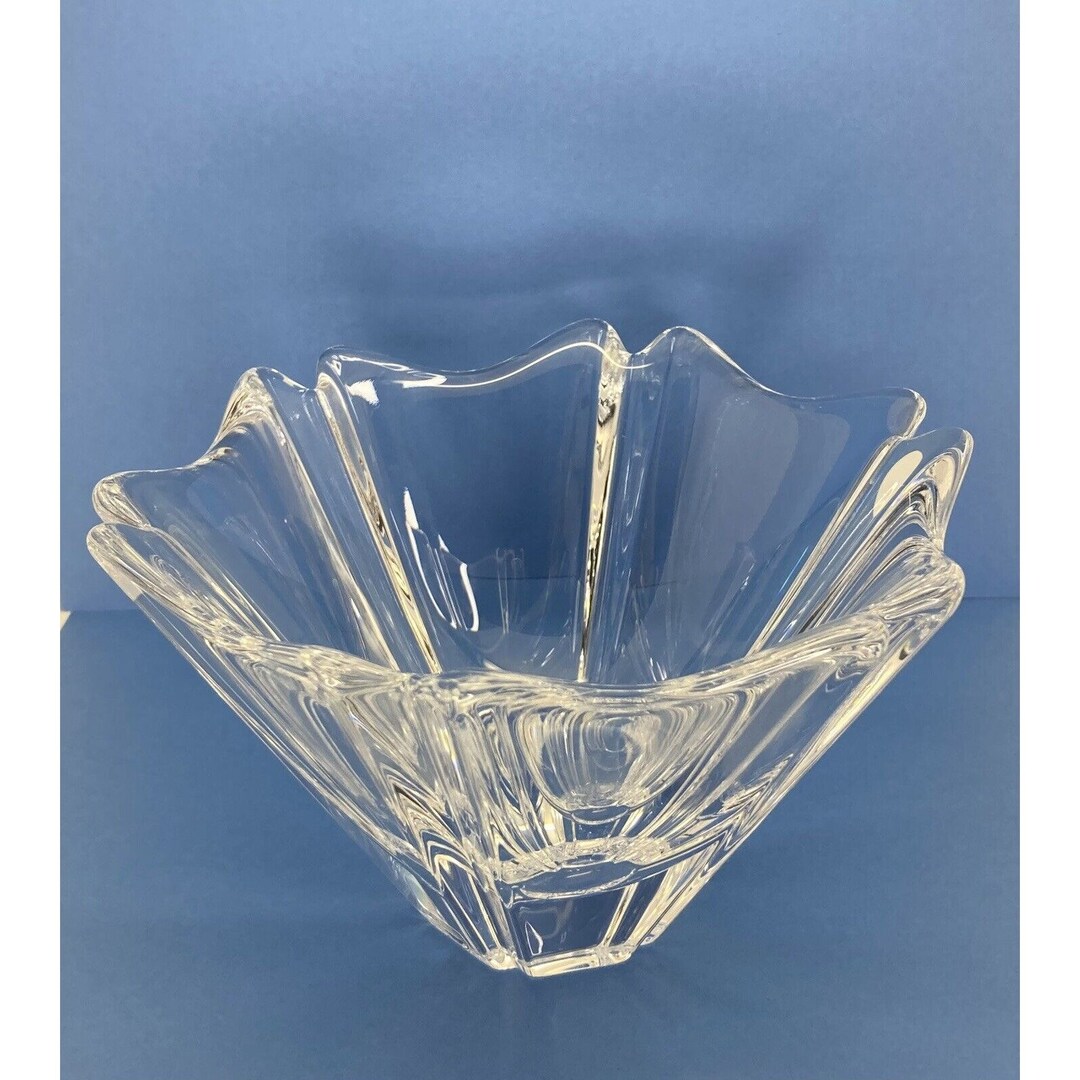 Orrefors Crystal Faceted Angular Orion Bowl 7”w X 5”d Made in Sweden - Etsy