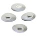 CRATE & BARREL White Porcelain 4 Oval Condiment Dipping Dishes Lot of 4 ...