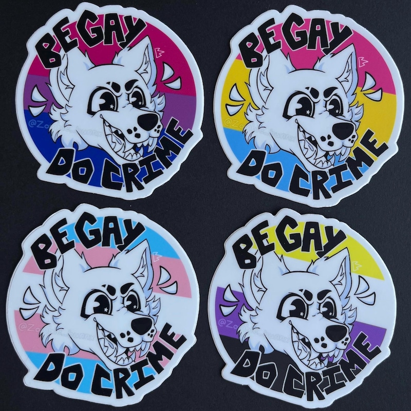 Furry Stickers - Etsy