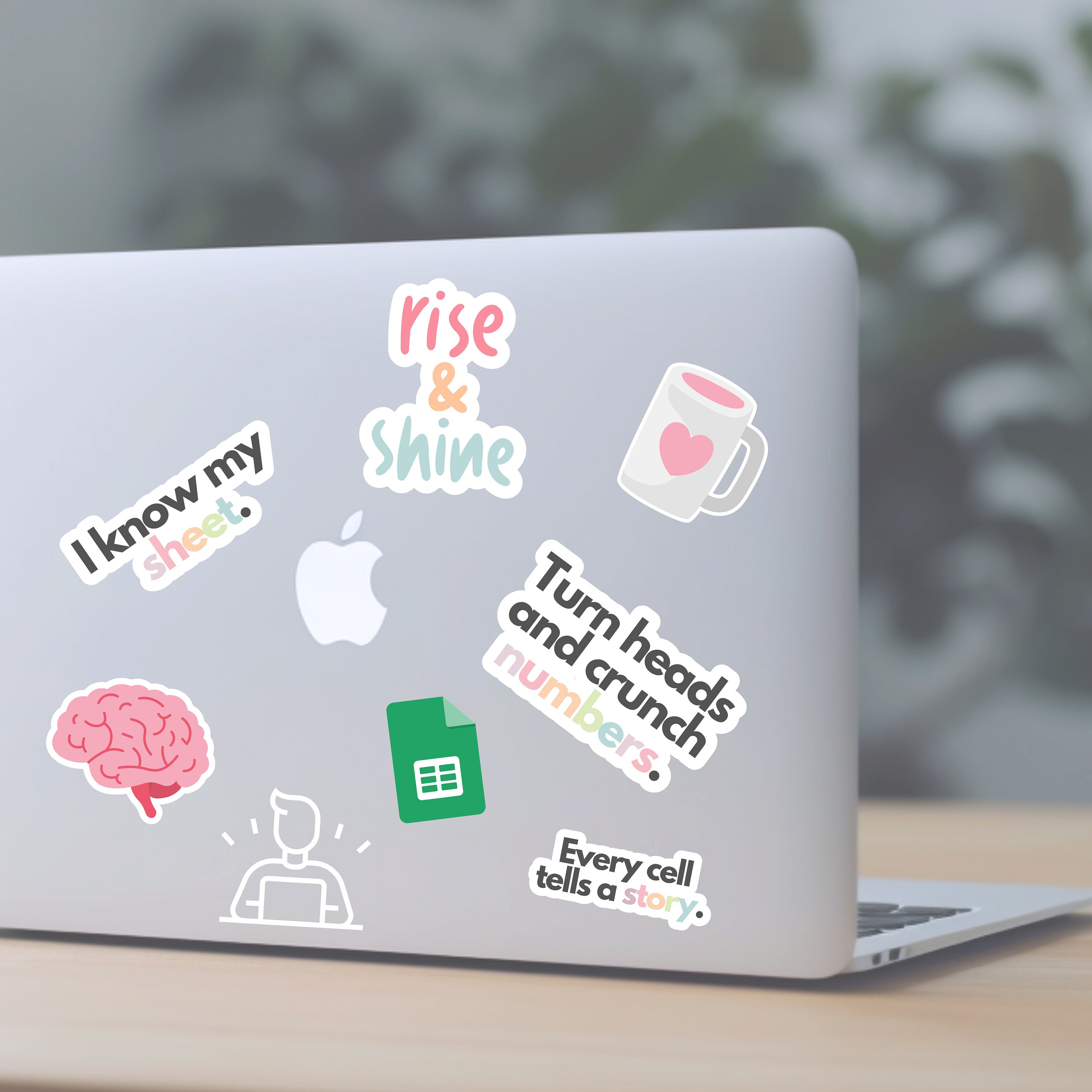 Spreadsheet Lover Sticker Laptop Vinyl Spreadsheet Sticker Excel Office ...
