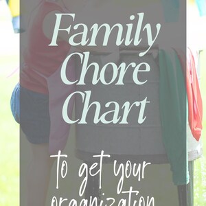Family Schedule Printable Chore Chart Google Sheets Editable Daily ...