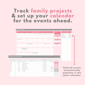 Family Chore Chart Google Sheets Family Task Tracker Checklist ...