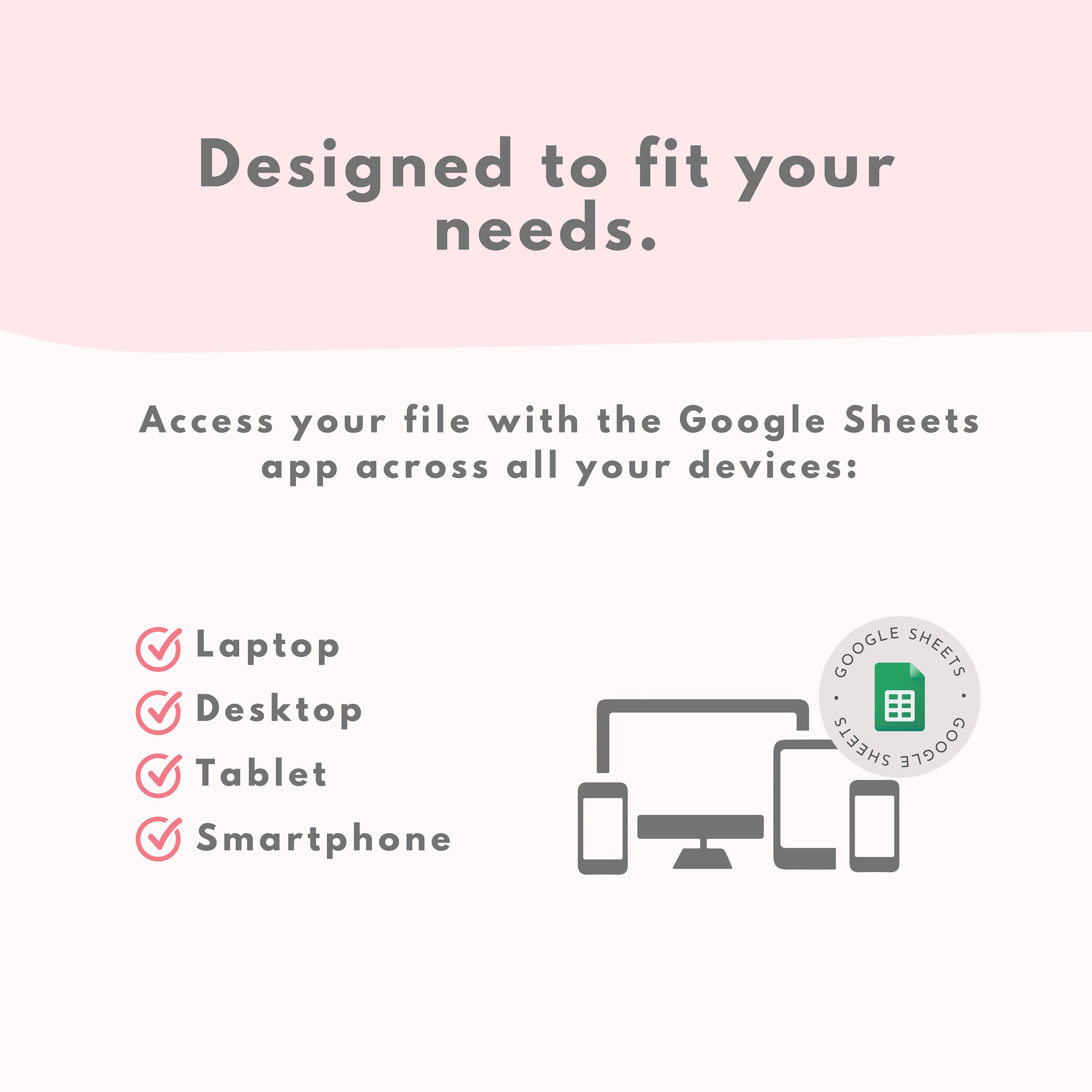Family Chore Chart Google Sheets Family Task Tracker Checklist ...
