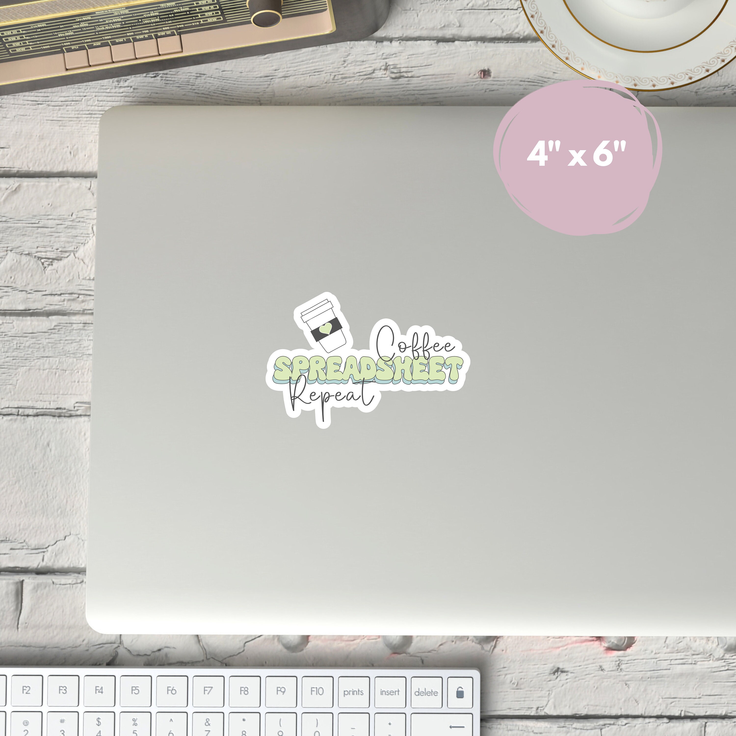 Accountant Sticker Gift Data Analyst Sticker Excel Waterproof Sticker ...