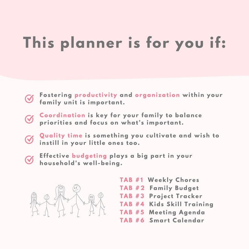Family Chore Chart Google Sheets Family Task Tracker Checklist ...