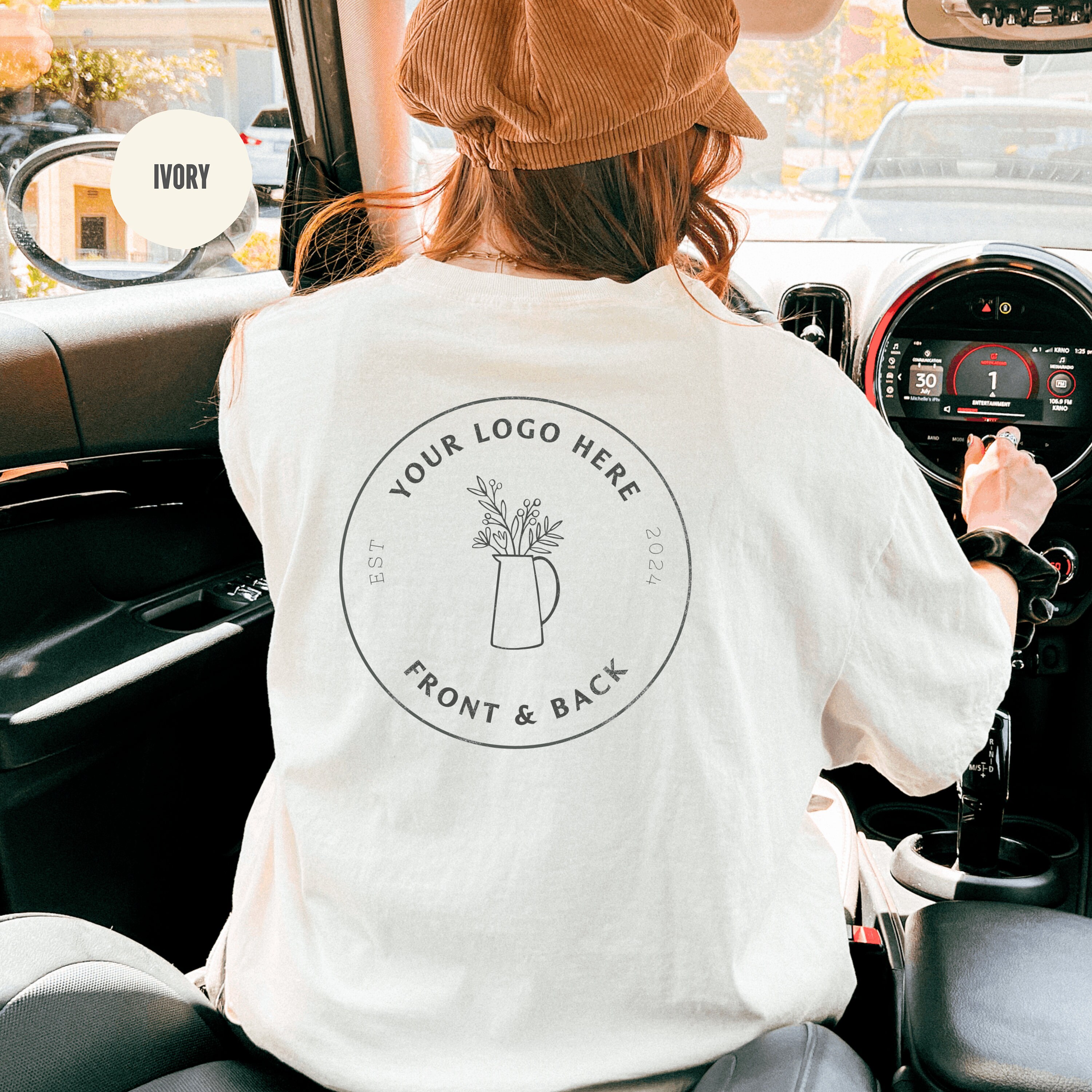 Custom Employee Shirt Company Logo Design Shirt Employee of the Month ...