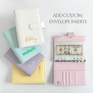 Budget Binder Custom Cash Envelope Labels Cash Stuffing Binder ...