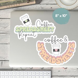 Accountant Sticker Gift Data Analyst Sticker Excel Waterproof Sticker ...