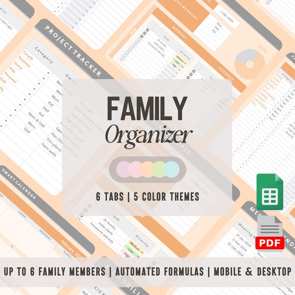 Family Organizer - Etsy