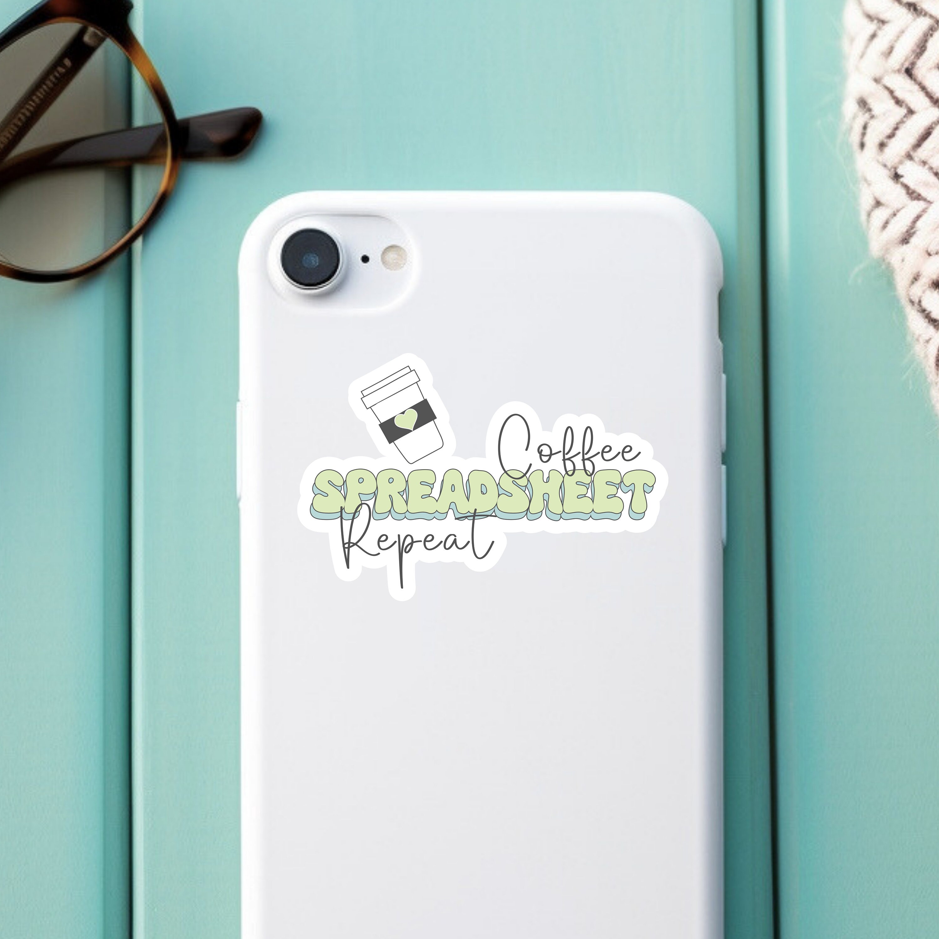 Accountant Sticker Gift Data Analyst Sticker Excel Waterproof Sticker ...