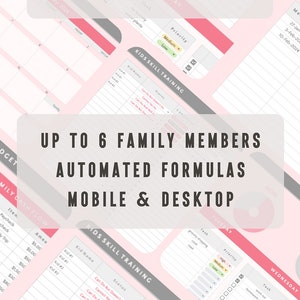 Family Chore Chart Google Sheets Family Task Tracker Checklist ...