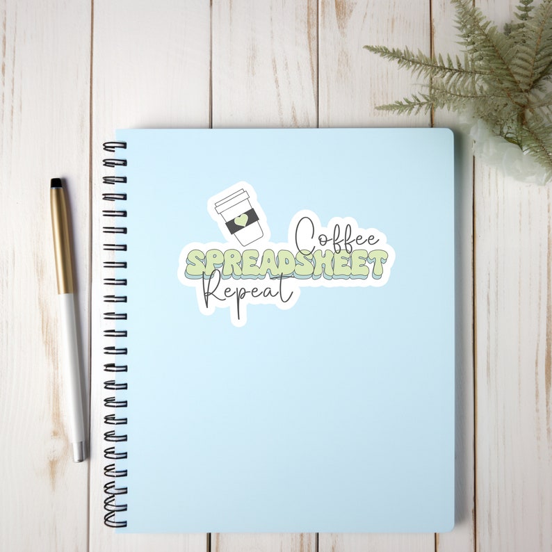 Accountant Sticker Gift Data Analyst Sticker Excel Waterproof Sticker ...