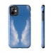 Blue Sky Angel Wings Cloud Shaped Printed Glossy iPhone Case Tough ...