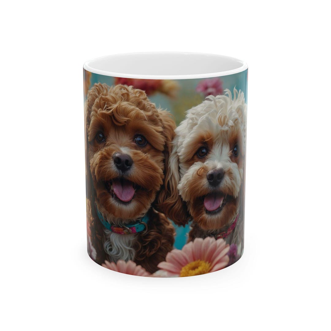 Cavapoo Mug, Cute Dog Mom Gift, Doodle Dog Coffee Cup, Cavapoo Breed ...