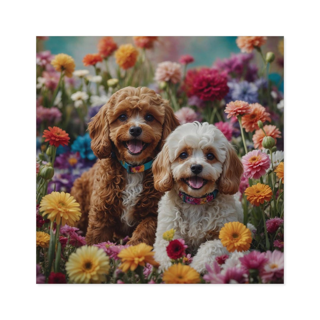 Cavapoo Sticker, Cute Cavoodle Dog Decal, Cavapoo Dog Lover Laptop ...