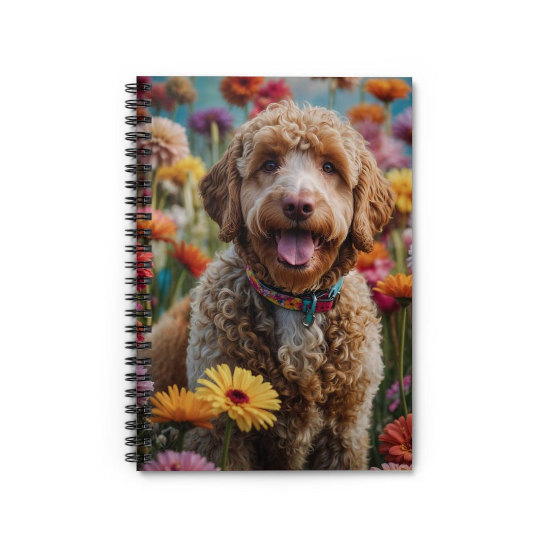 Doodle Dog Spiral Notebook, Cute Doodle Dog Lover Journal, Funny ...