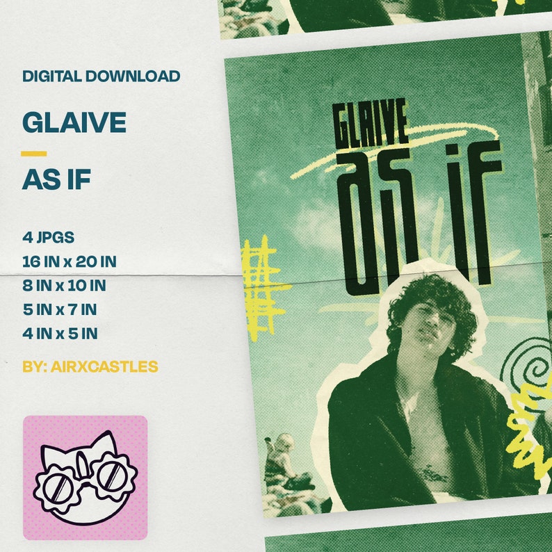 Glaive - as If Poster // Digital Download - Etsy