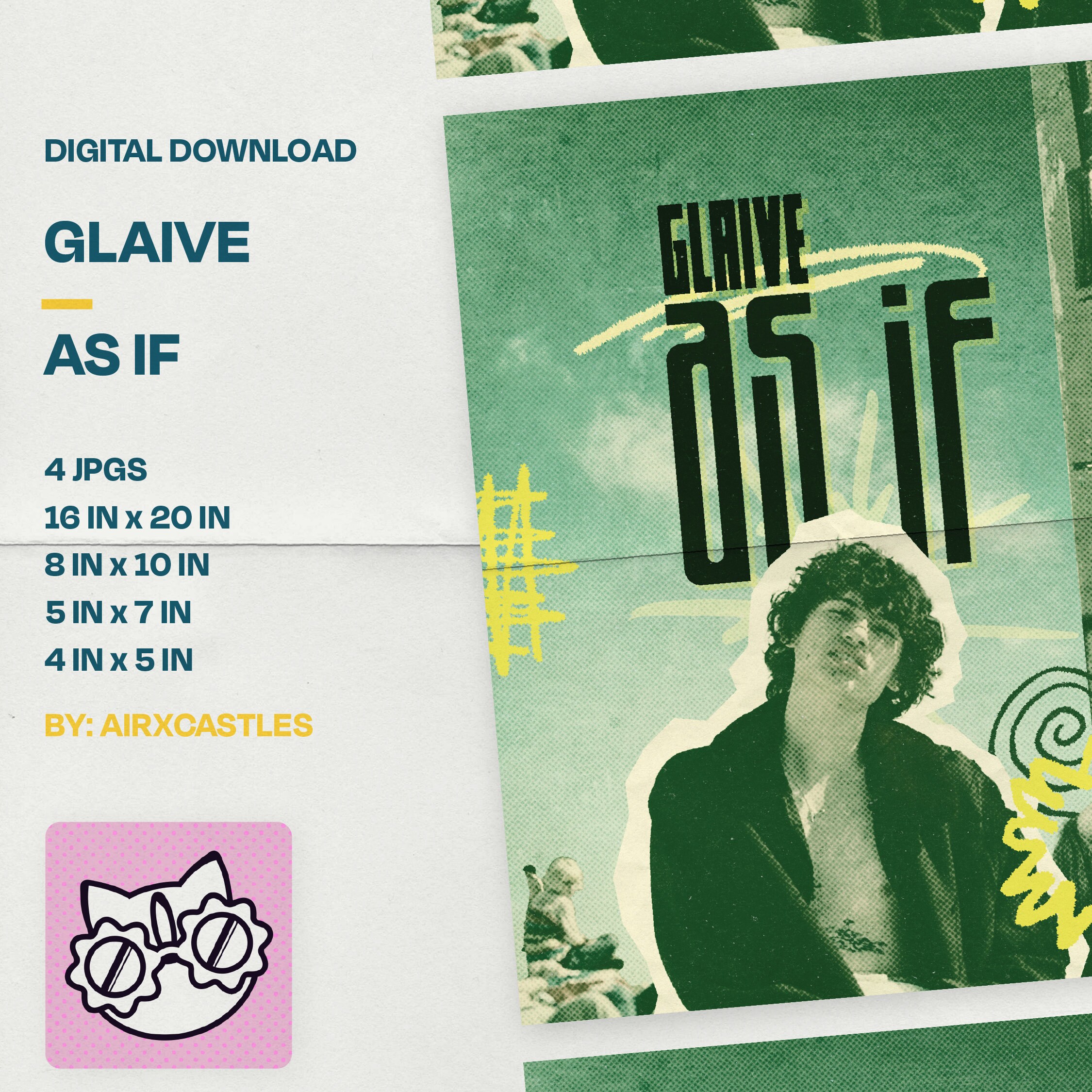 Glaive - as If Poster // Digital Download - Etsy