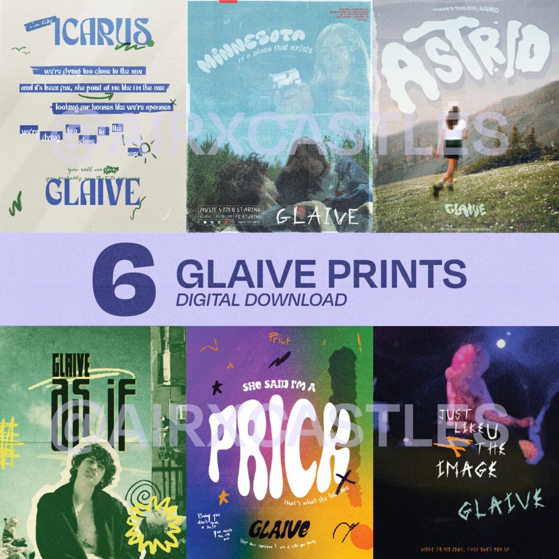 GLAIVE POSTER SET [digital Download] - Etsy