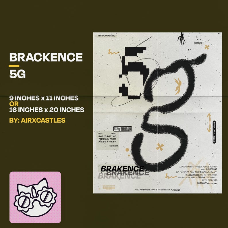 Brakence 5g Poster - Etsy