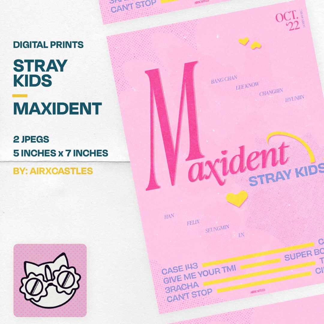SKZ | Maxident Poster [digital Download] - KPOP POSTER - Etsy