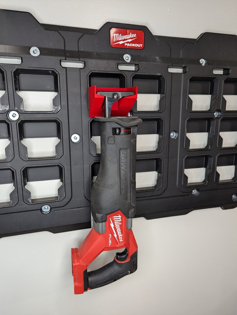 Packout Wall Mount Bracket for Milwaukee Sawzall - for Organization and ...