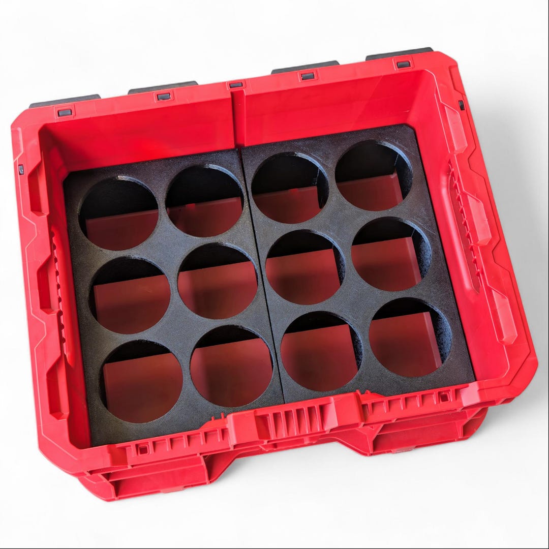 Milwaukee Packout Crate Spray Bottle Holder Insert for Detailers or ...