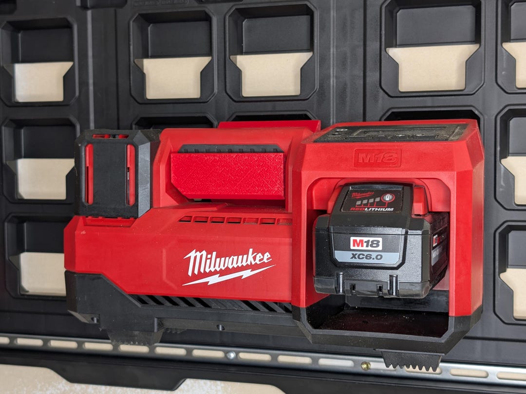 Packout Wall Panel Mount for Milwaukee M18 Cordless Tire Inflator 2848 ...