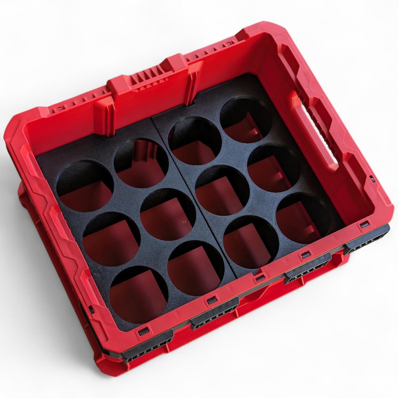 Milwaukee Packout Crate Spray Bottle Holder Insert for Detailers or ...