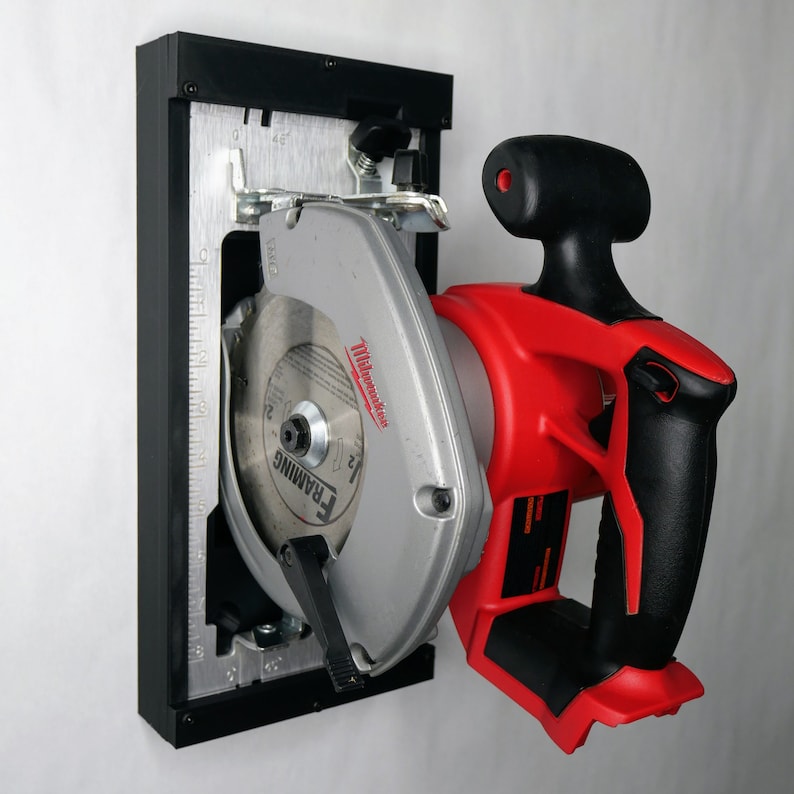 Milwaukee M18 6.5 Circular Saw 2630-20 Wall Mount Bracket for Garage or ...