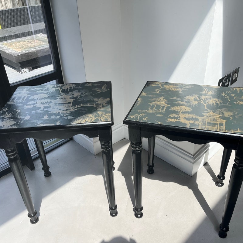 Upcycled Side Table - Etsy UK